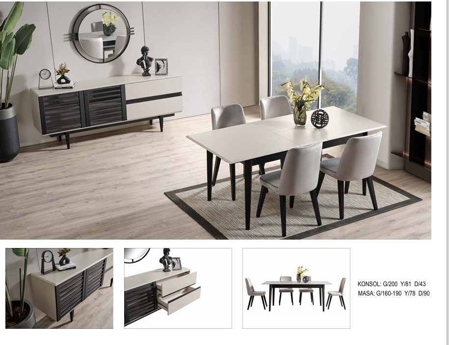 Pars Yemek Odası – ZM MOBİLYA İnegöl Mobilyası